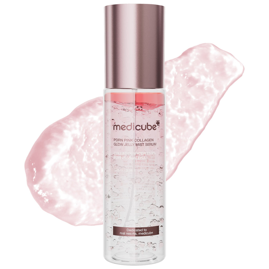 MEDICUBE - PDRN Pink Collagen Glow Jelly Mist Serum - 100ml – SkinLoversMX