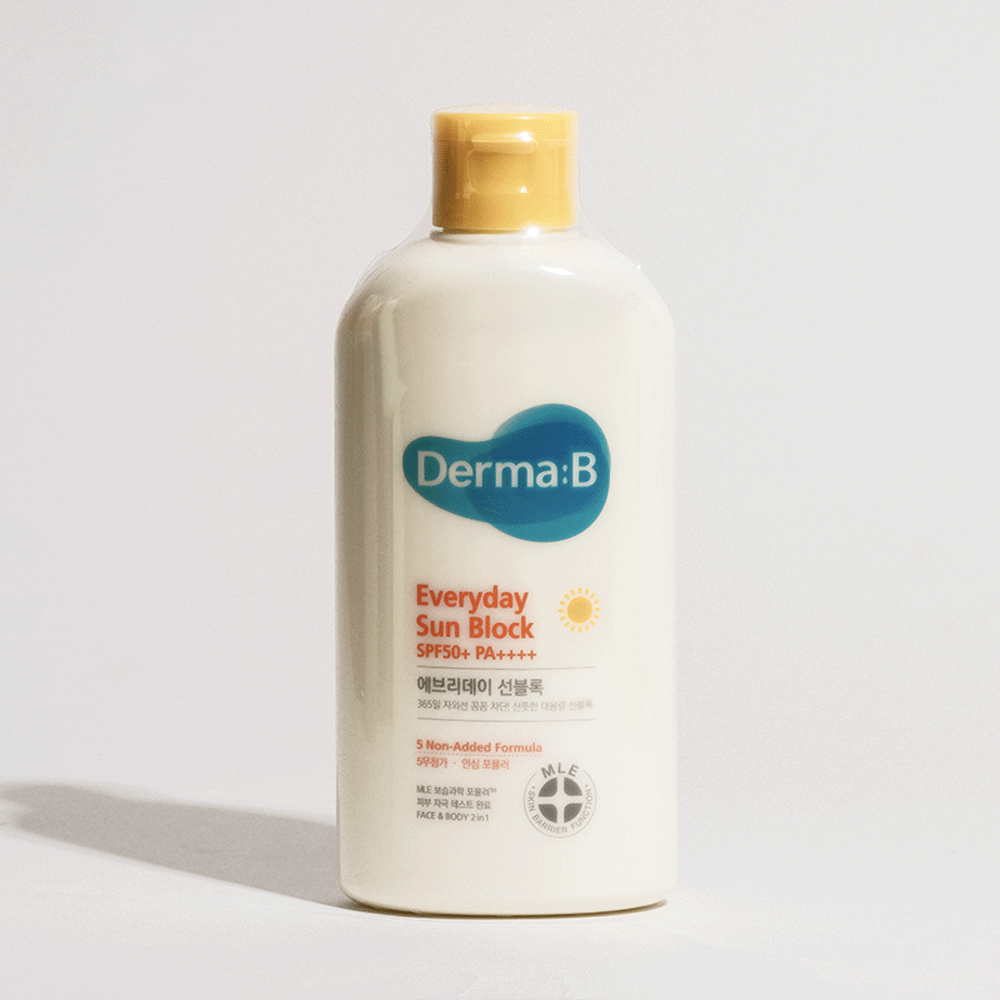 DERMA:B - Every Sun Block SPF50+ PA++++ - 200ml – SkinLoversMX